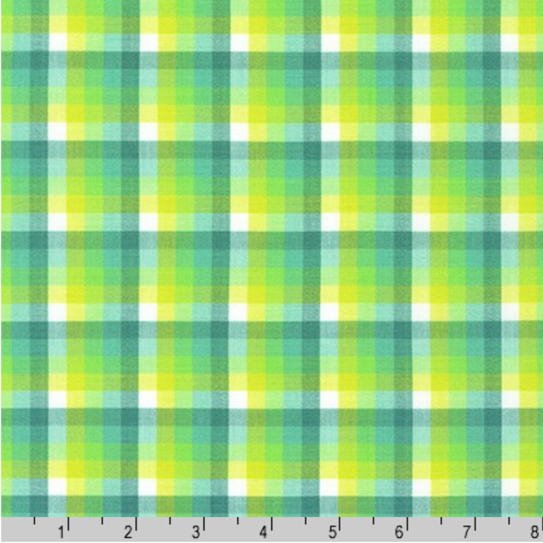 Kitchen Window Wovens - Yarn Dyed Check Plaid Sage - Cotton Fabric - Etsy