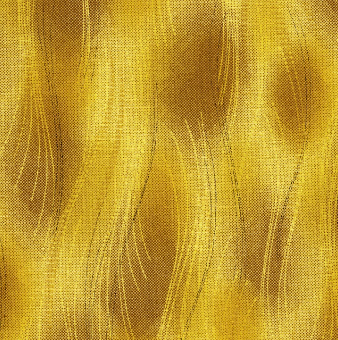 Amber Waves - Woven Matt Mustard Fabric by Jinny Beyer - Cotton Fabric ...