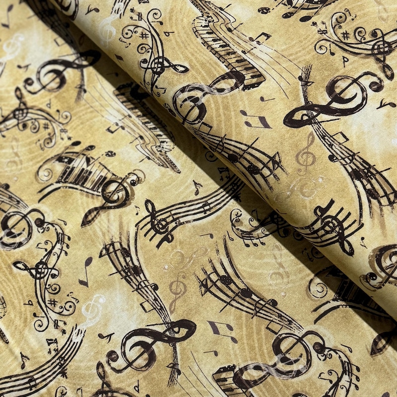 Music Note Fabric - Etsy