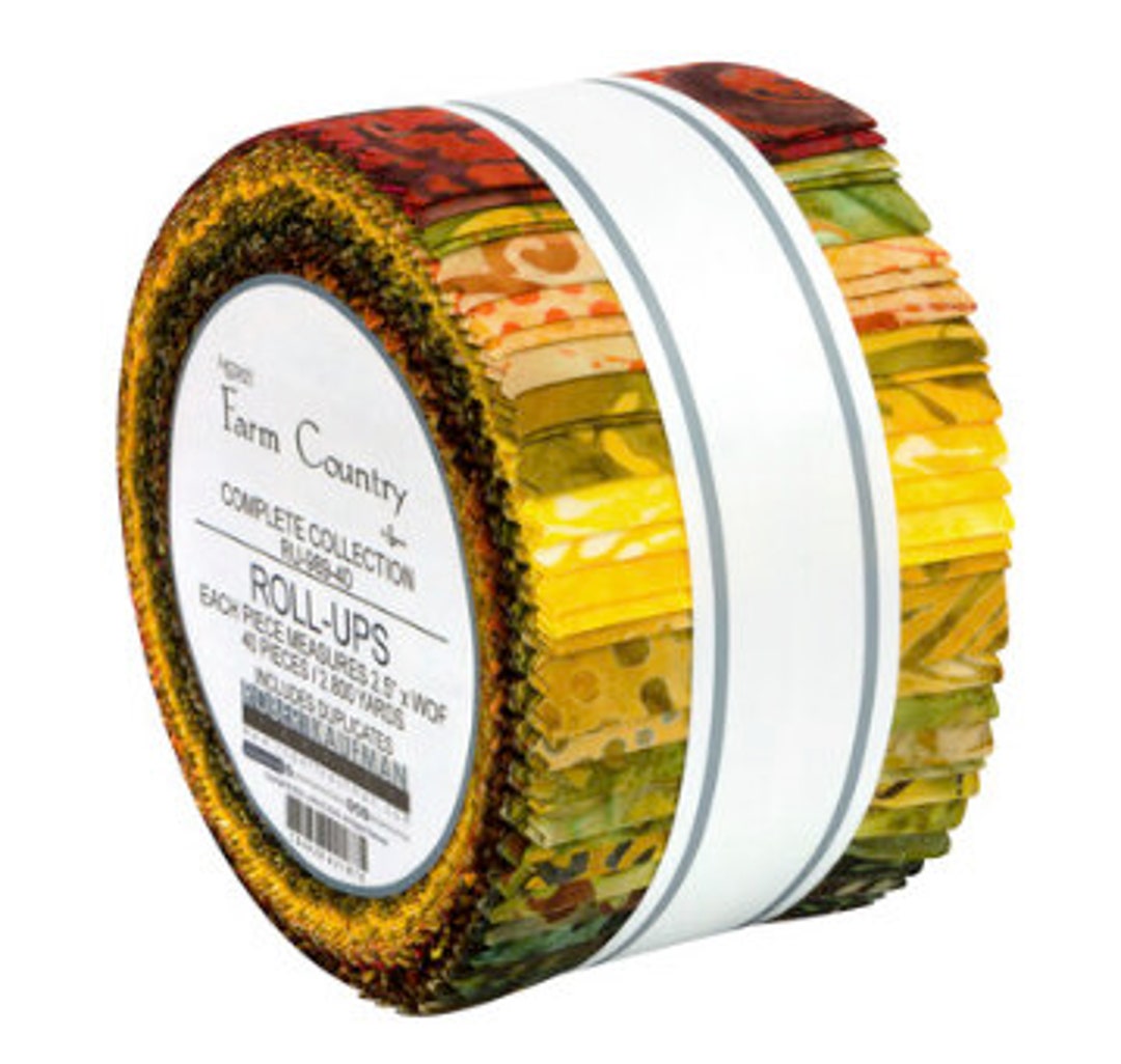 Artisan Batiks Farm Country Roll Up/jelly Roll by Lunn Studios 40, 2.5 ...