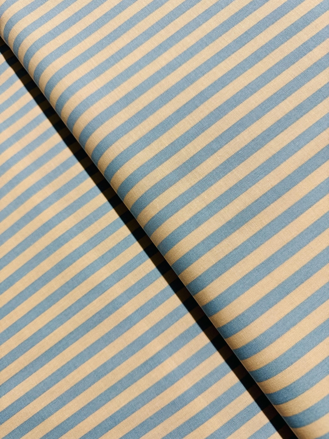 Primavera - Cabana Stripe Periwinkle Fabric by Rifle Paper Co. - Cotton ...
