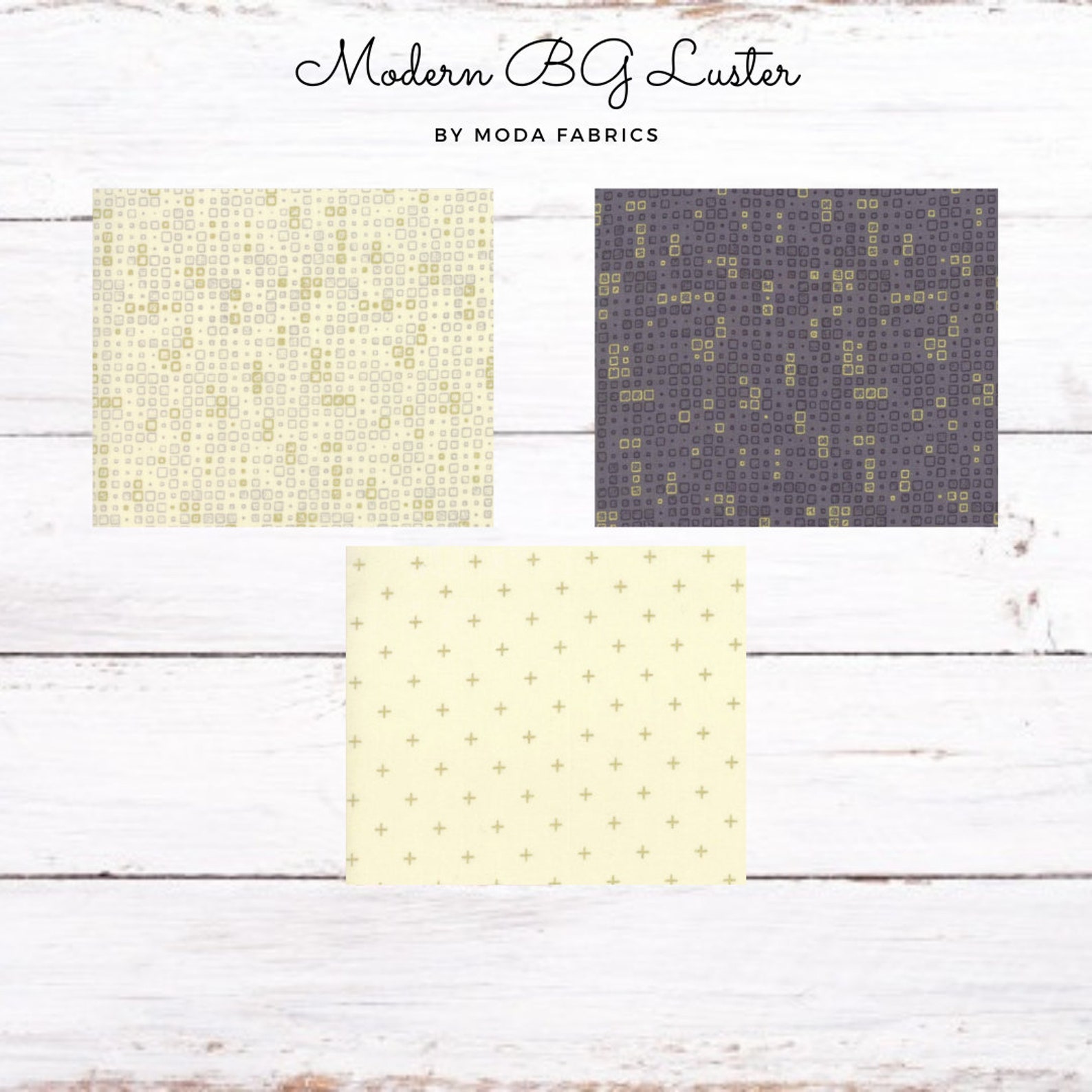 Moda Fabrics Modern BG Luster Metallic Cotton Fabrics by Zen | Etsy