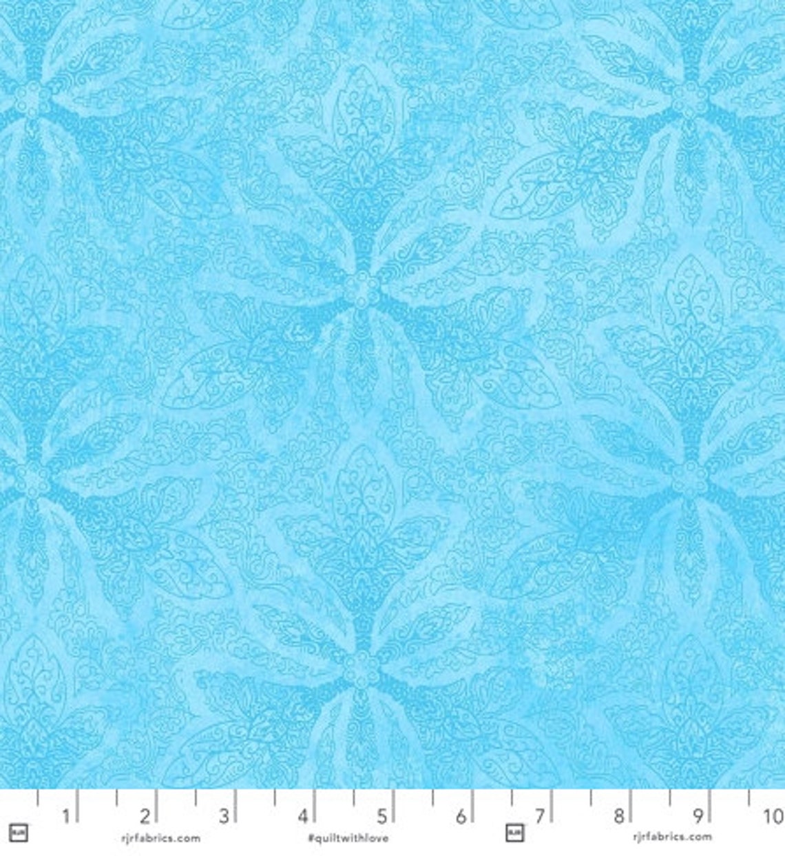 Maison - Fleur Blue Fabric by Jinny Beyer - Cotton Fabric - Etsy