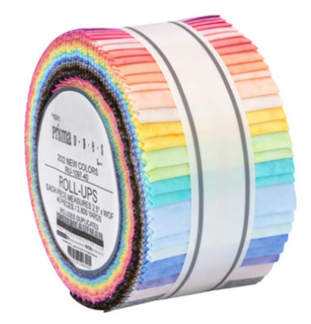 Artisan Batiks Prisma Dyes 2022 Colors Roll-up/jelly Roll - 40, 2.5" X ...