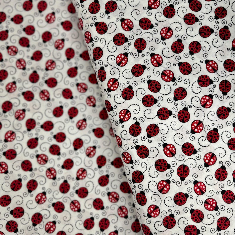 Ladybug Fabric - Etsy