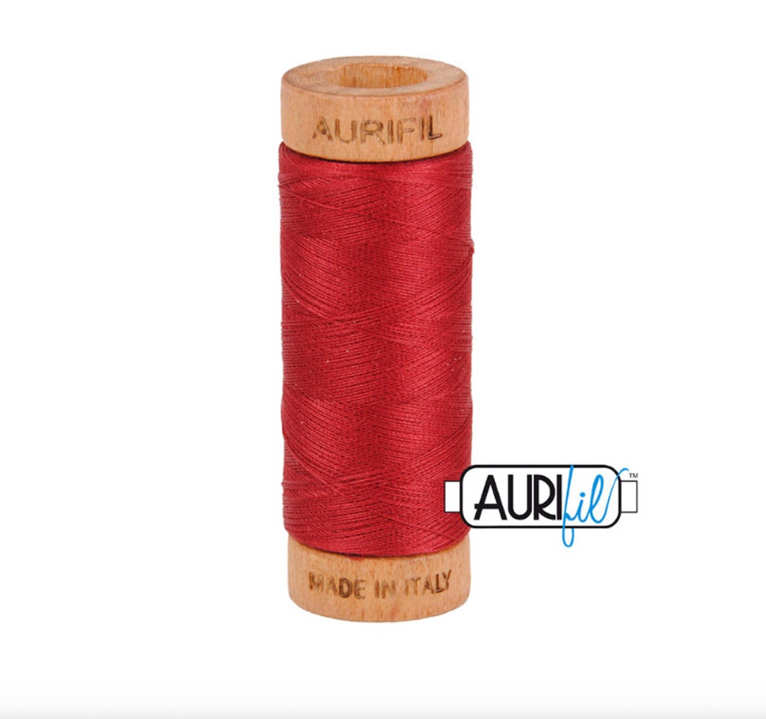 Aurifil 80wt Cotton Thread Small Spool 300 Yards of Thread each Color ...
