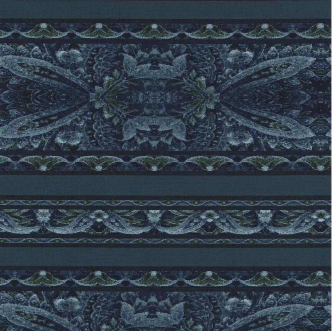 Border Basics - Chelsea Border Jade Fabric by Jinny Beyer for RJR ...