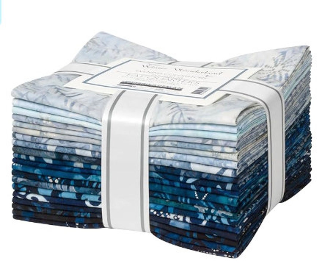 Artisan Batiks Winter Wonderland Evening Colorstory Fat Quarter Bundle ...