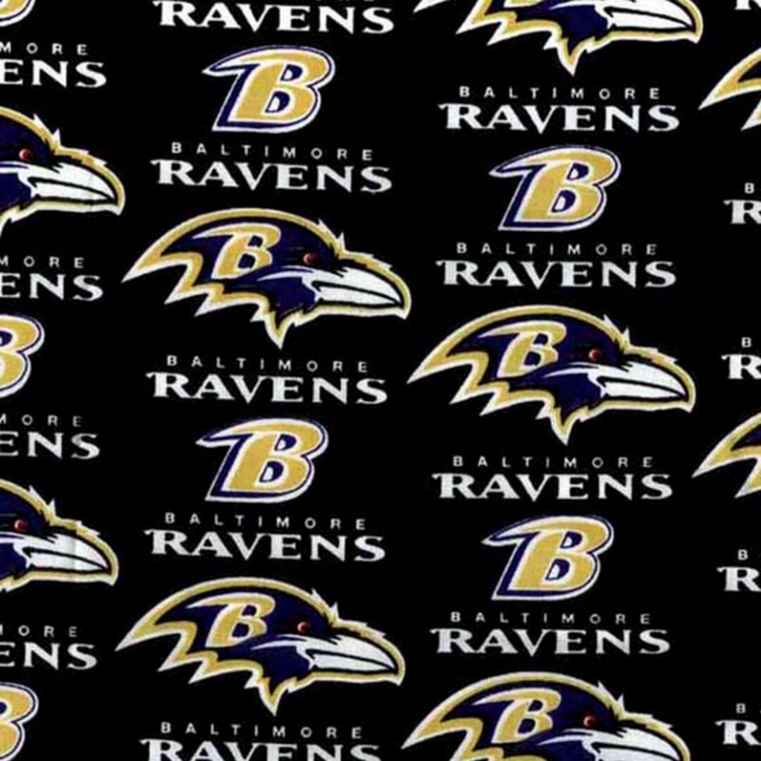 Fabric Traditions NFL Fabric Baltimore Ravens 58 Width Cotton Fabric - Etsy