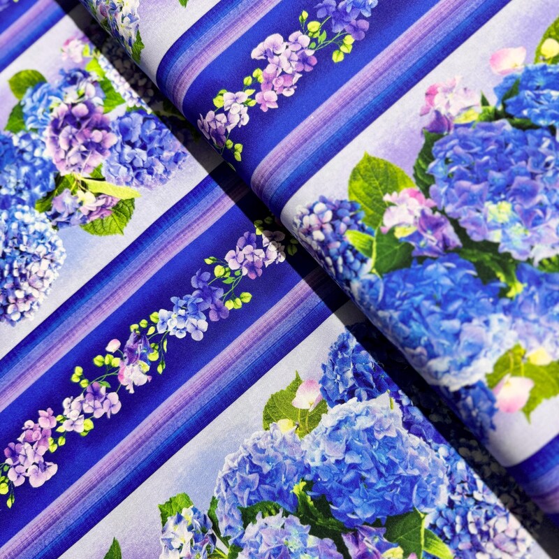 Hydrangea Fabric - Etsy