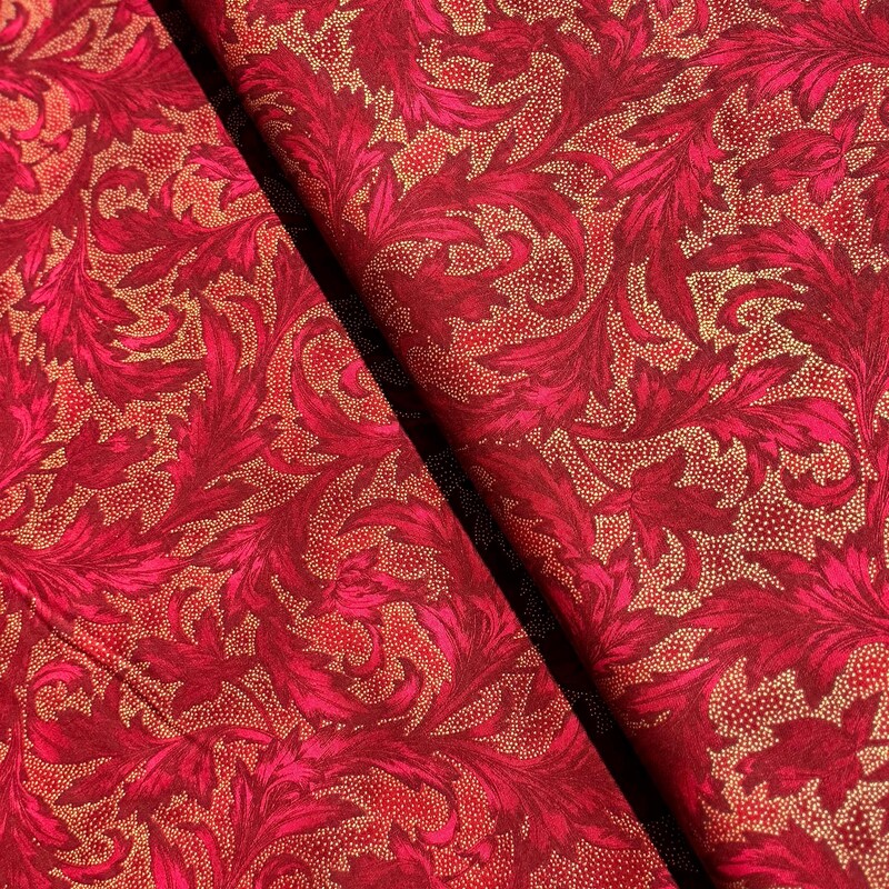 Red and Black Damask - Etsy