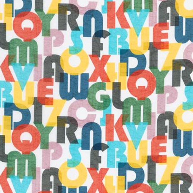 Alphabet Fabric - Etsy
