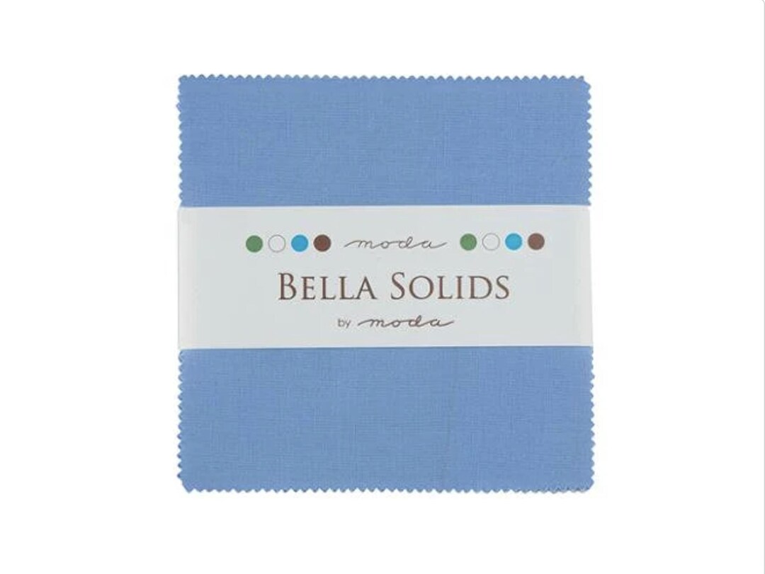 Bella Solids 30s Blue Charm Pack - 42 5" X 5" Precut Fabric Squares - Etsy