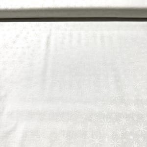 Muslin Mates - Snowflakes White - Muslin Cotton Fabric - Etsy