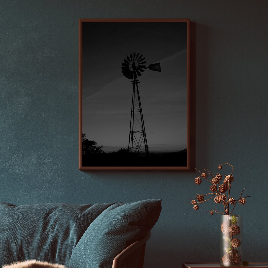 Windmill Photography Farm Photo Farmhouse Photography - Etsy