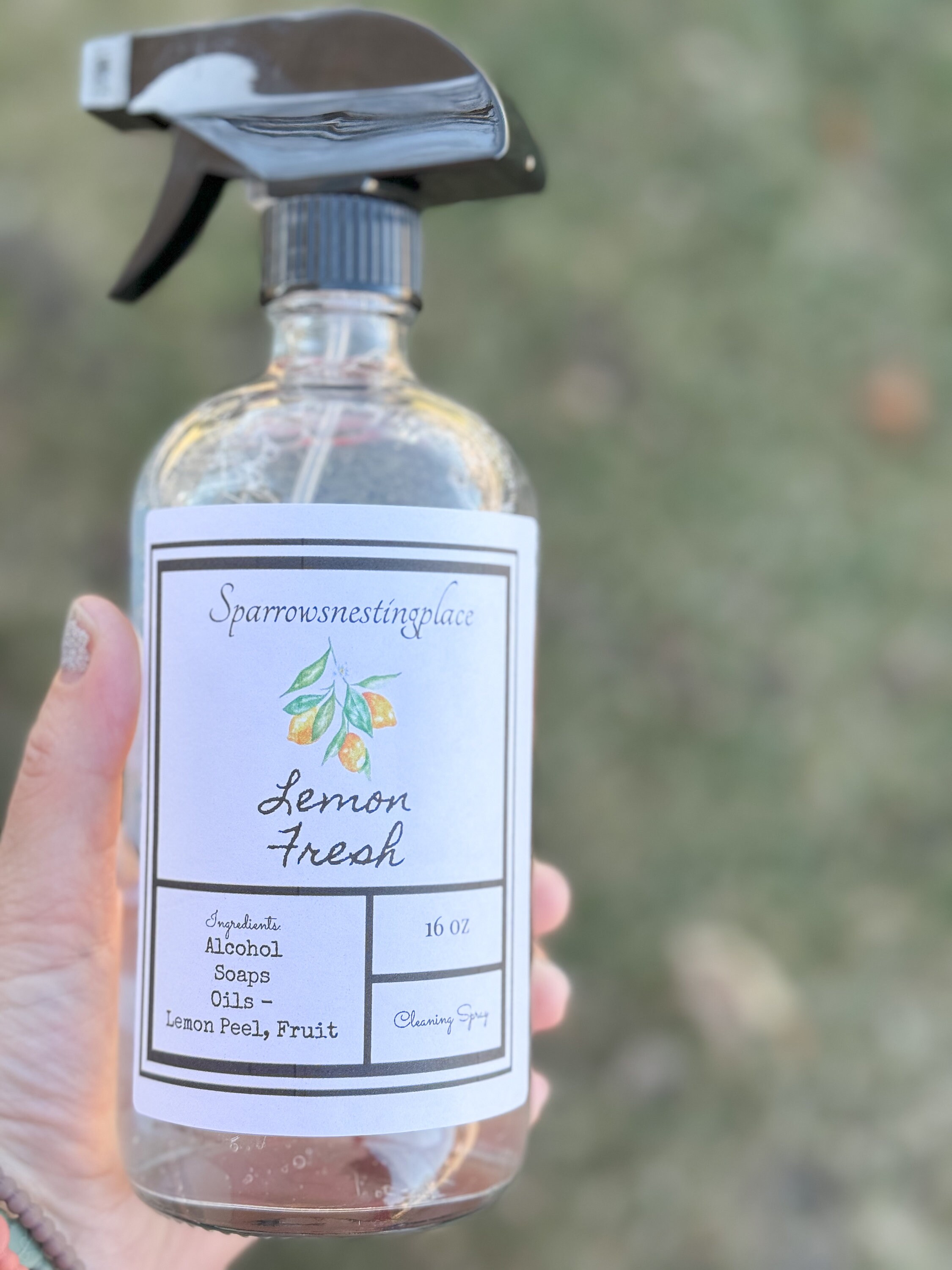 All Purpose Natural Cleaning Spray - Etsy