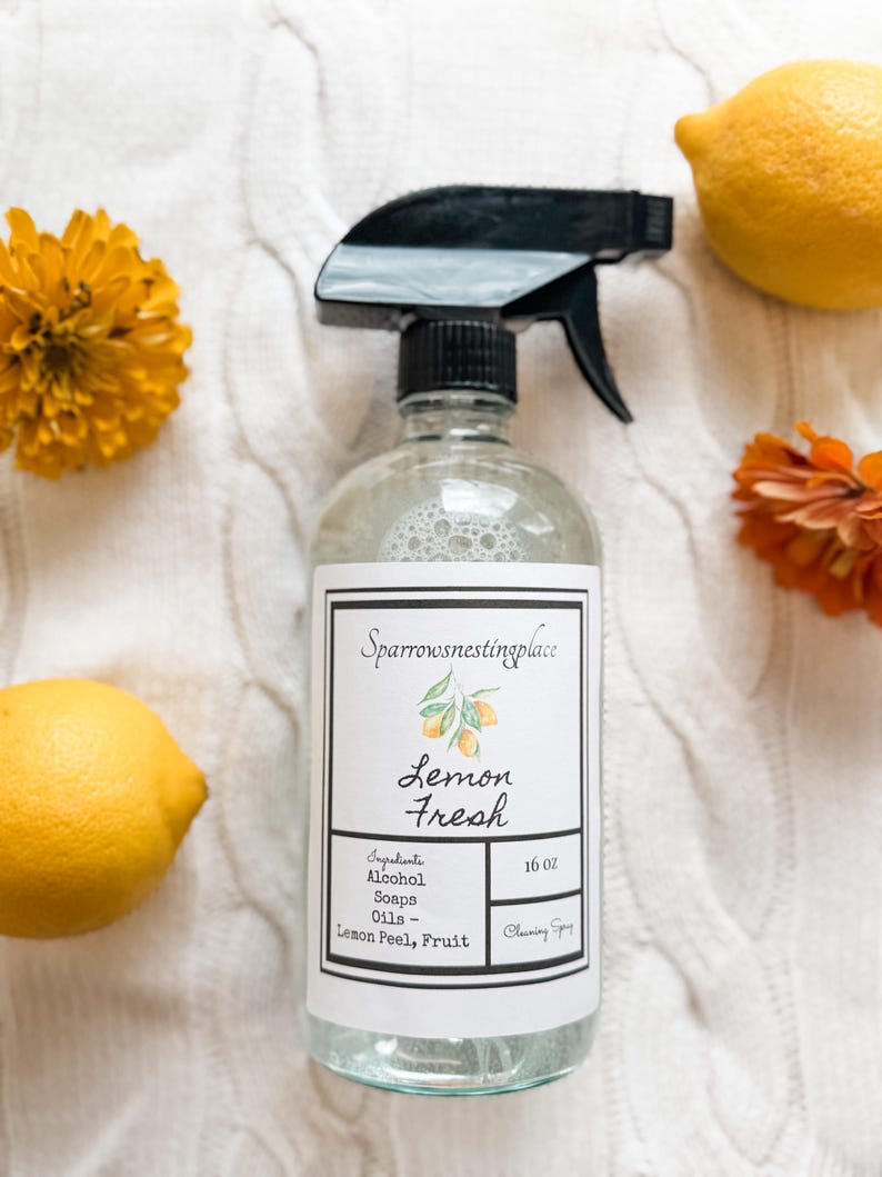 All Purpose Natural Cleaning Spray - Etsy