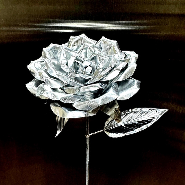 Metal Rose - Etsy