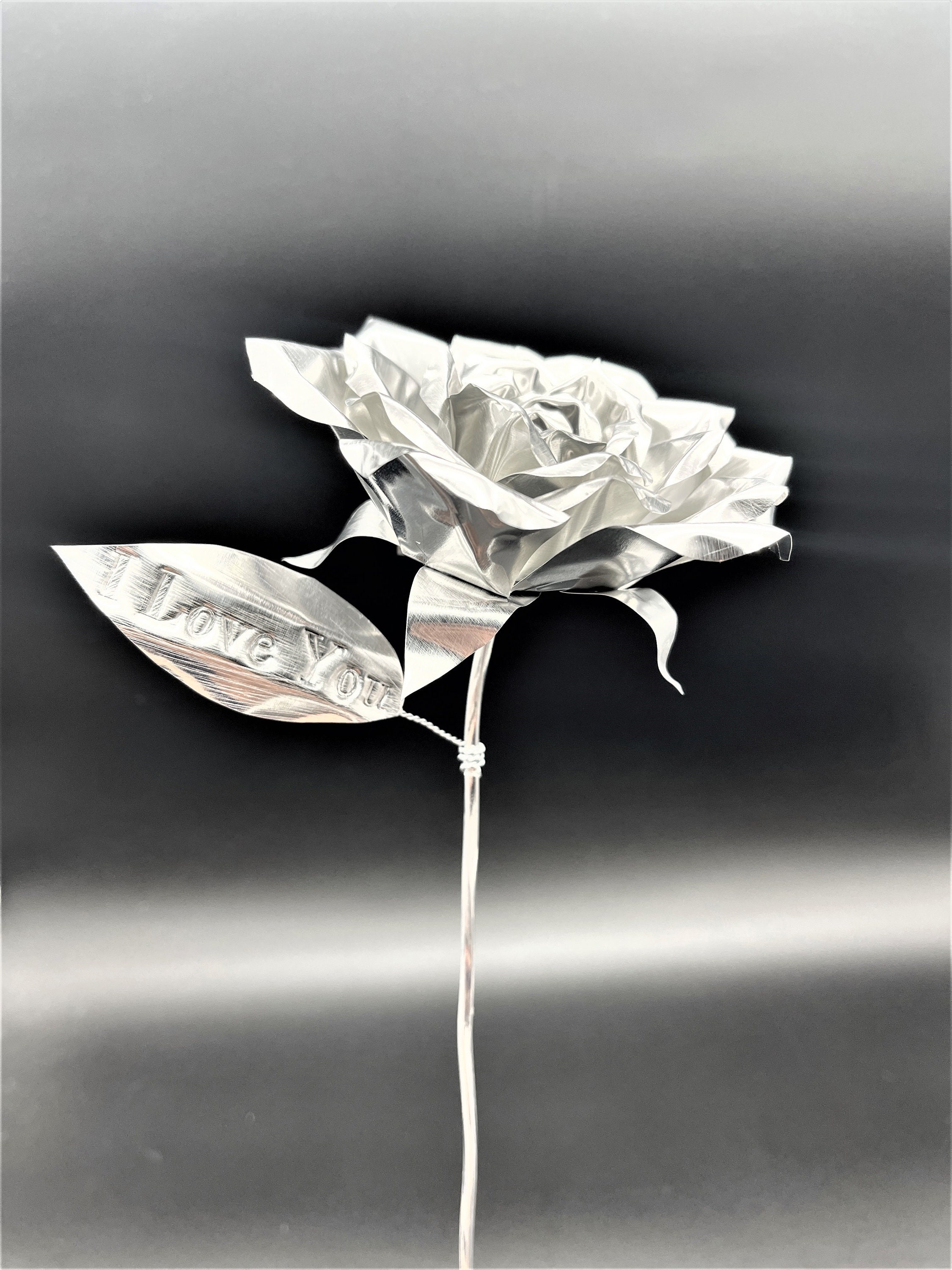 Deluxe 10 Metal Rose Bouquet for Aluminum / Tin 10 Ten Year - Etsy