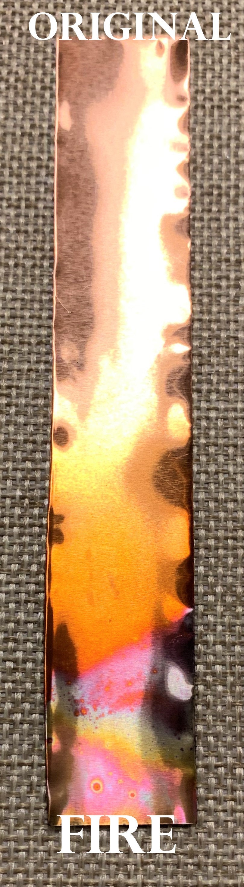 Set of 7 Rainbow Fire Copper Roses Handmade Traditional | Etsy