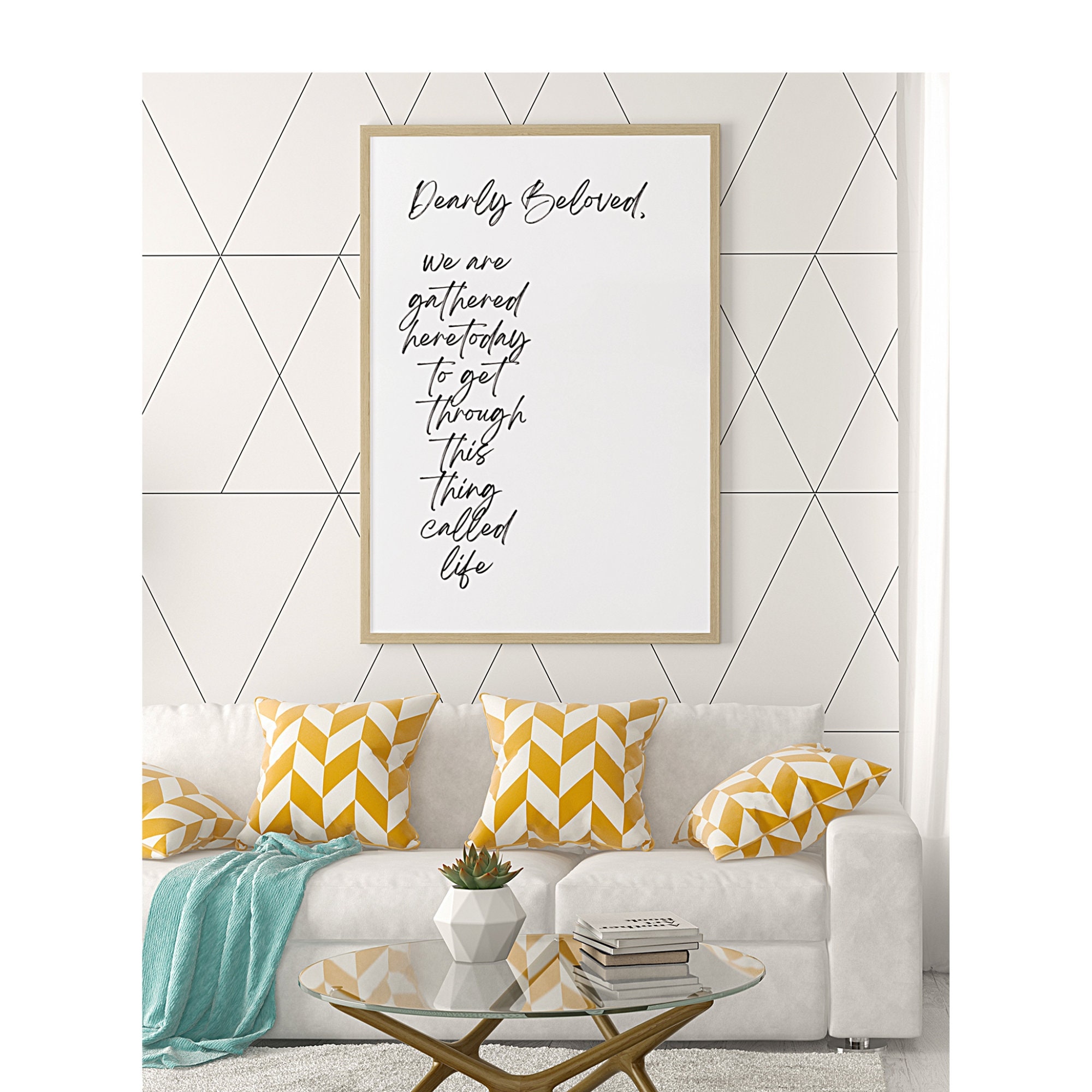 Prince - Dearly Beloved-digital PRINTABLE Art - Etsy