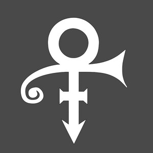 Prince Symbol Car Decal | Prince | the Artist | Purple Rain| Gold ...