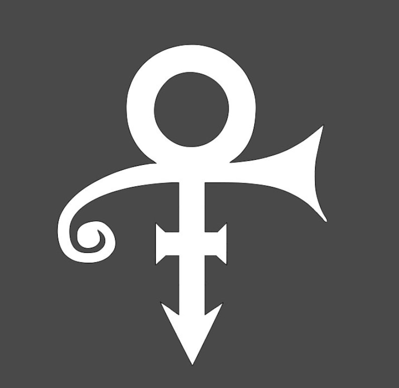 Prince Symbol Car Decal | Prince | the Artist | Purple Rain| Gold ...