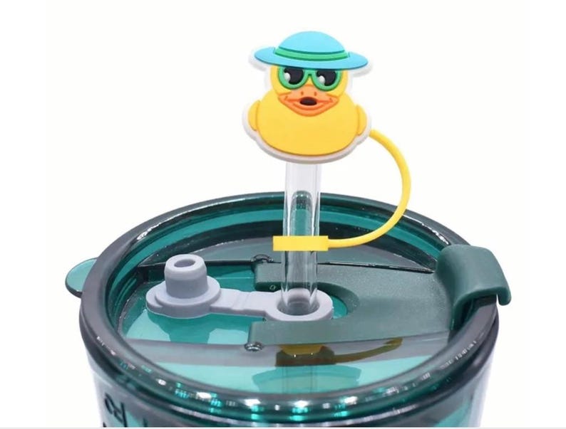 Duck Straw Topper | Rubber Ducky | Fun | SUV Gift | 40 Oz | 30 Oz - Etsy