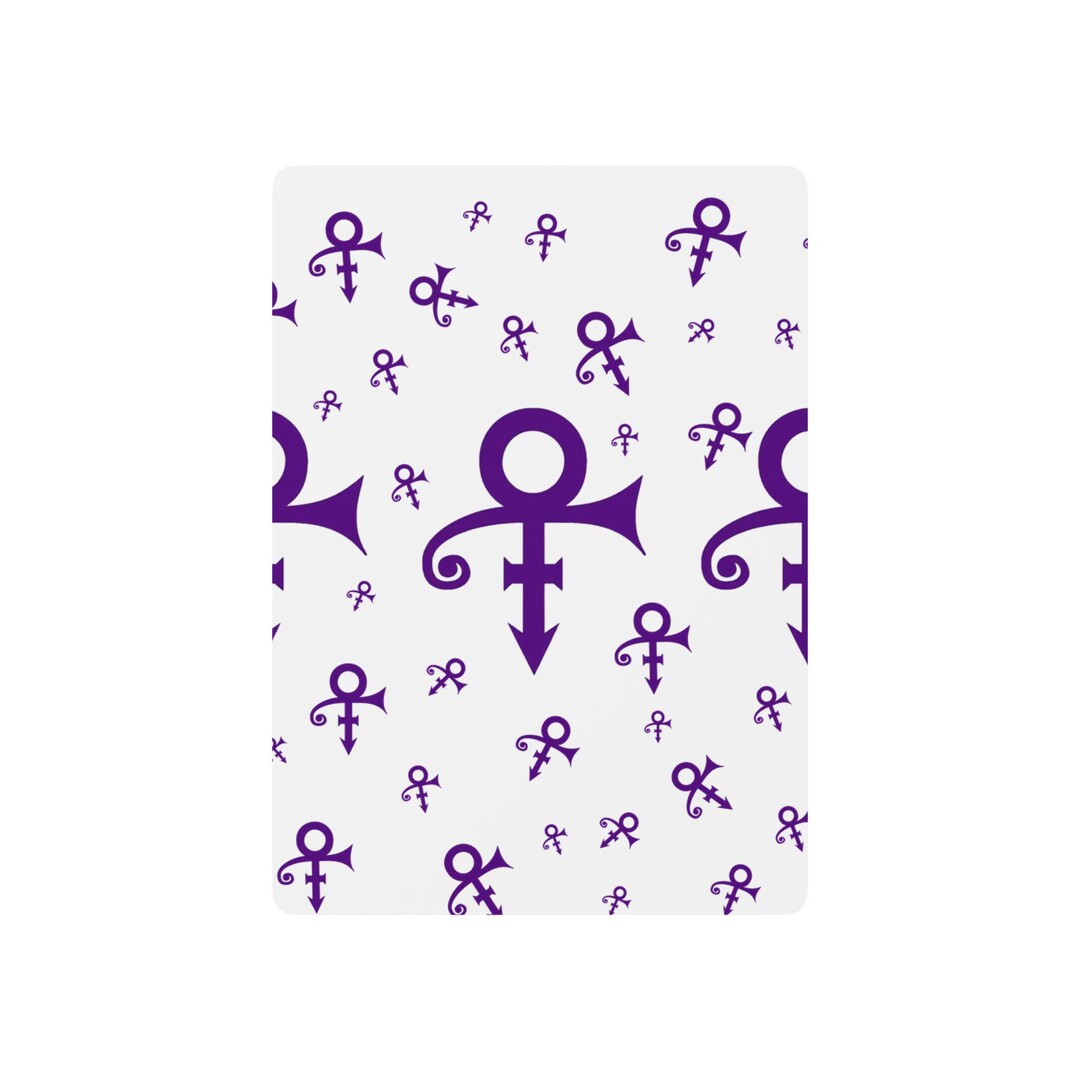 Playing Cards, Prince Symbol Poker Cards, Gift for Card Players, Unique ...