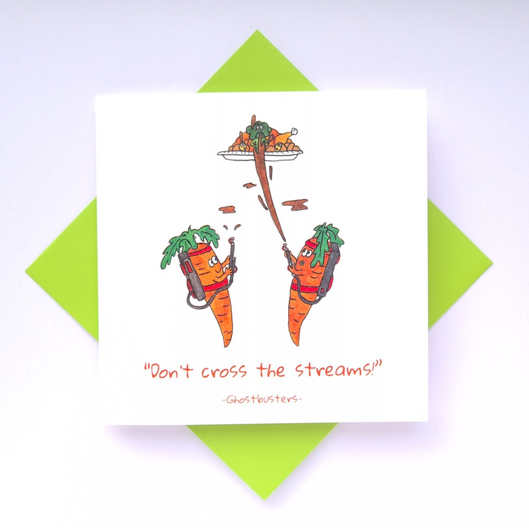15x15cm Ghostbusters Greetings Card, Designed and Printed in the UK - Etsy