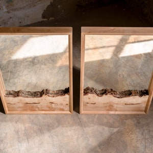 Burl Maple Wall Mirror - Etsy