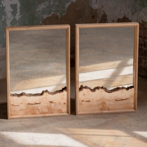 Burl Maple Wall Mirror - Etsy