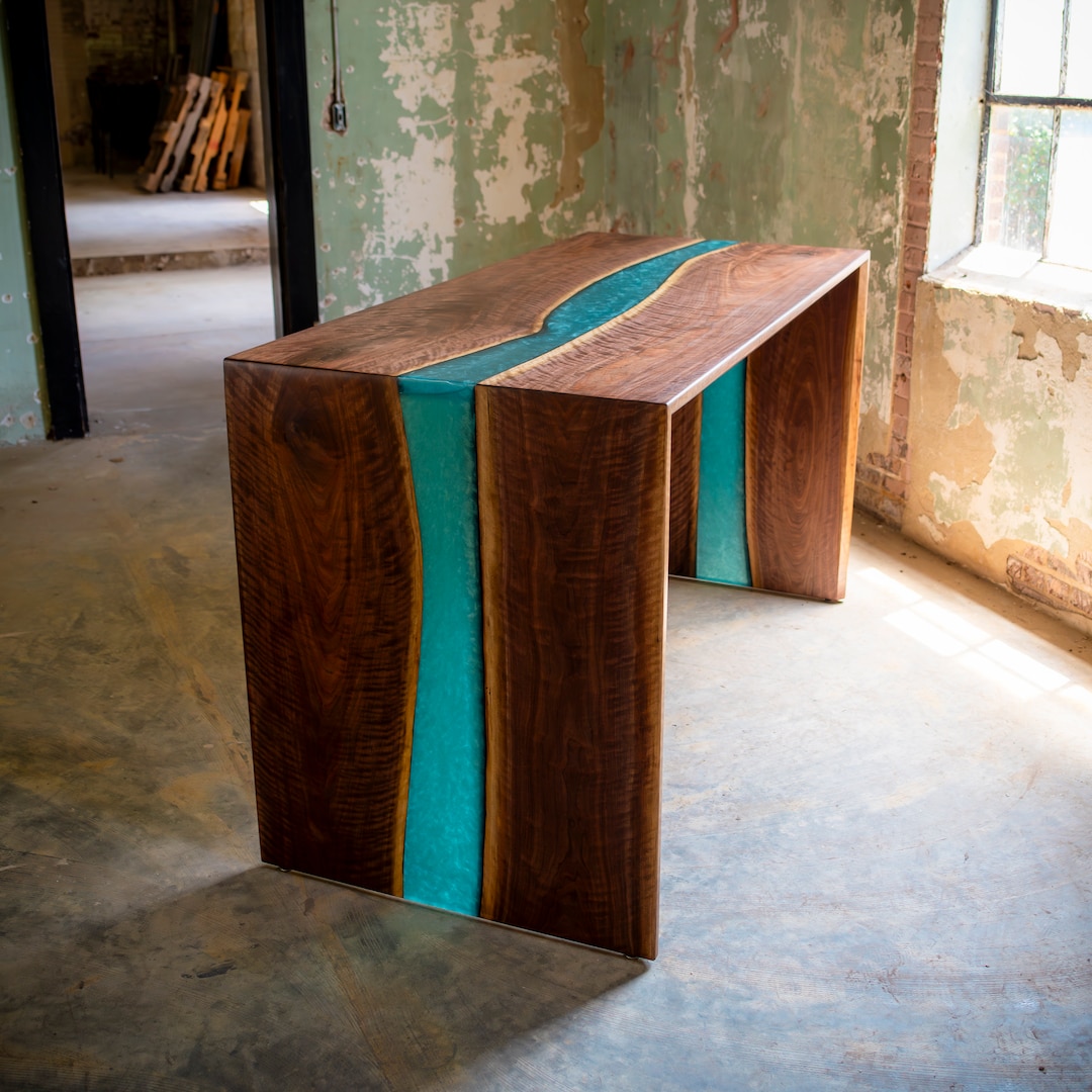 Curly Walnut River Conference Table - Etsy