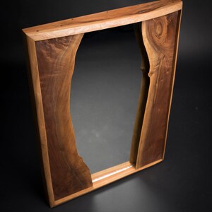 Live Edge Walnut & Cherry Mirror - Etsy
