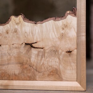 Burl Maple Wall Mirror - Etsy