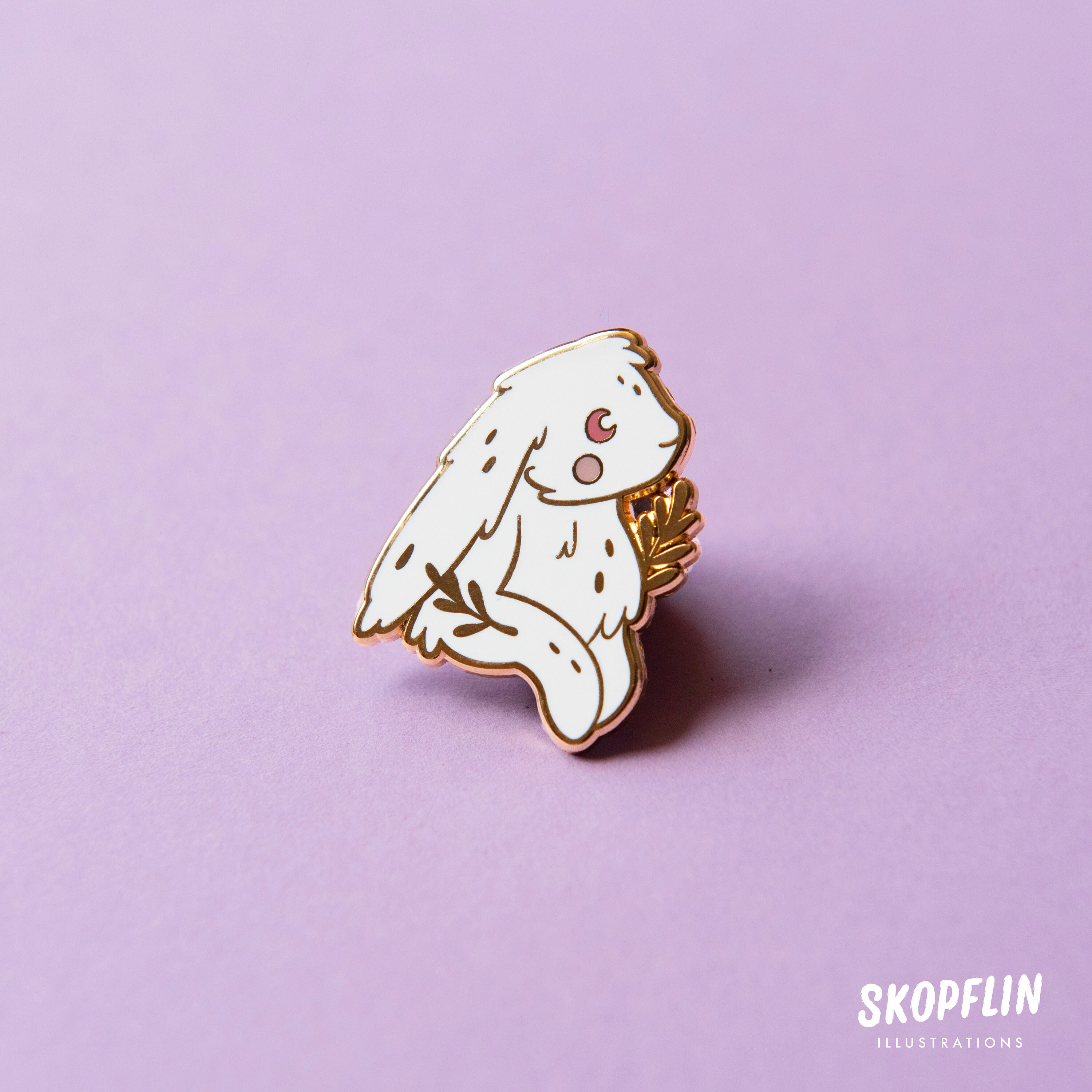 Bunny Enamel Pin Rabbit Pin Cute Enamel Pin Cute Rabbit - Etsy