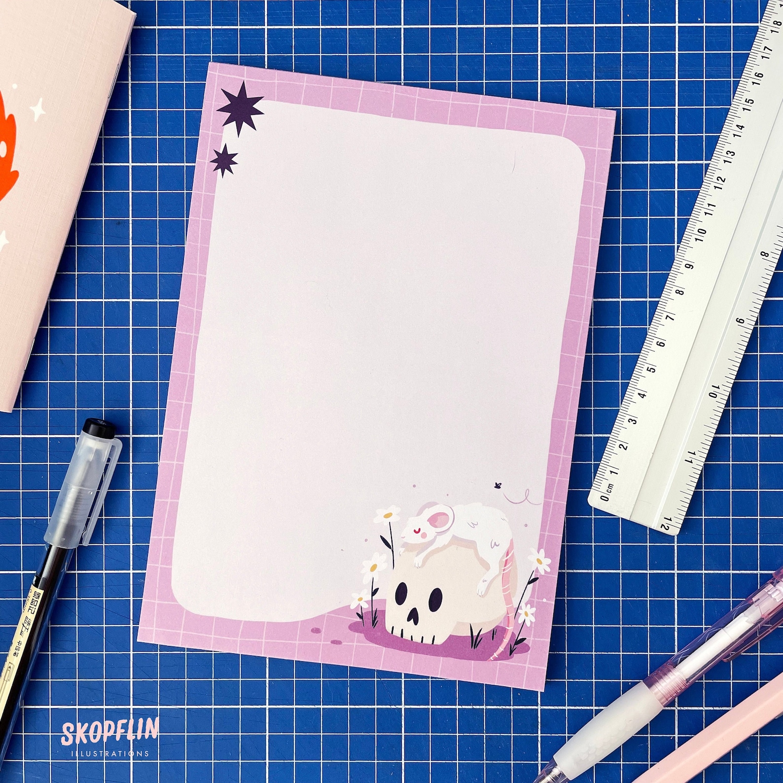 A5 Illustrated Notepad Cute Stationery to Do List Sleepy - Etsy