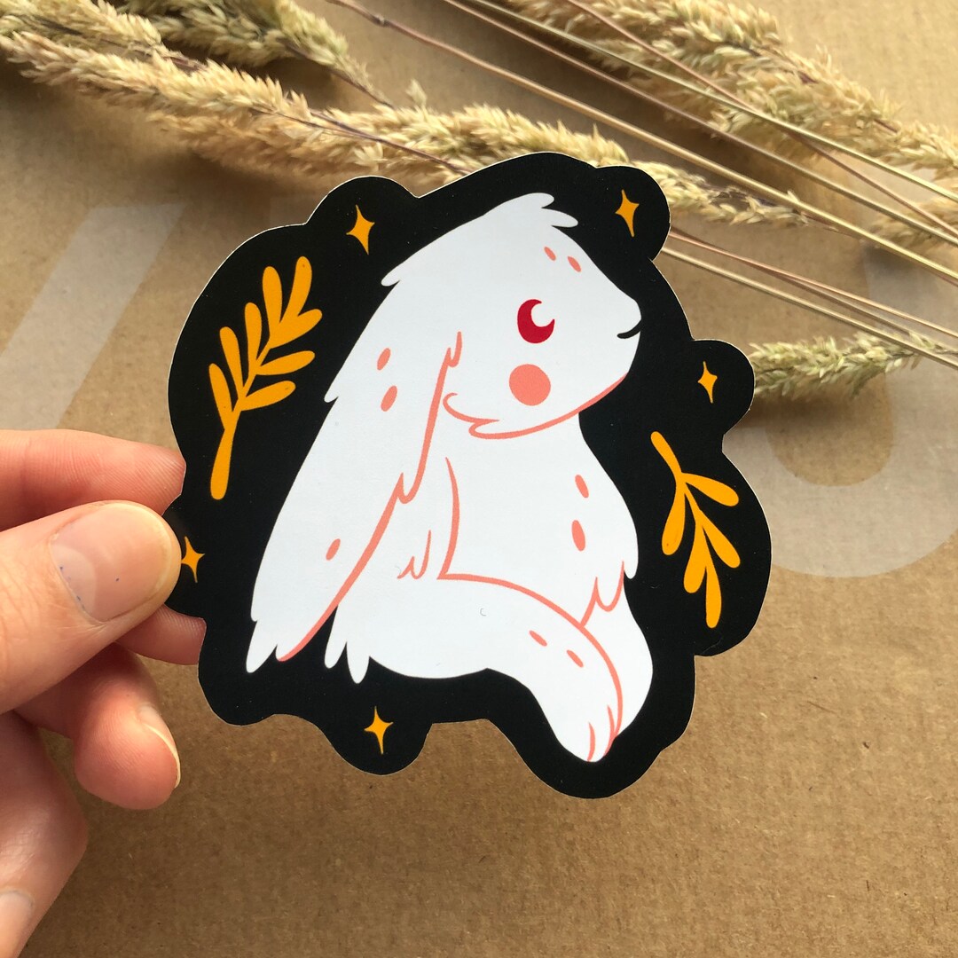 Cute Bunny Rabbit Sticker - Die Cut Vinyl Sticker - Etsy