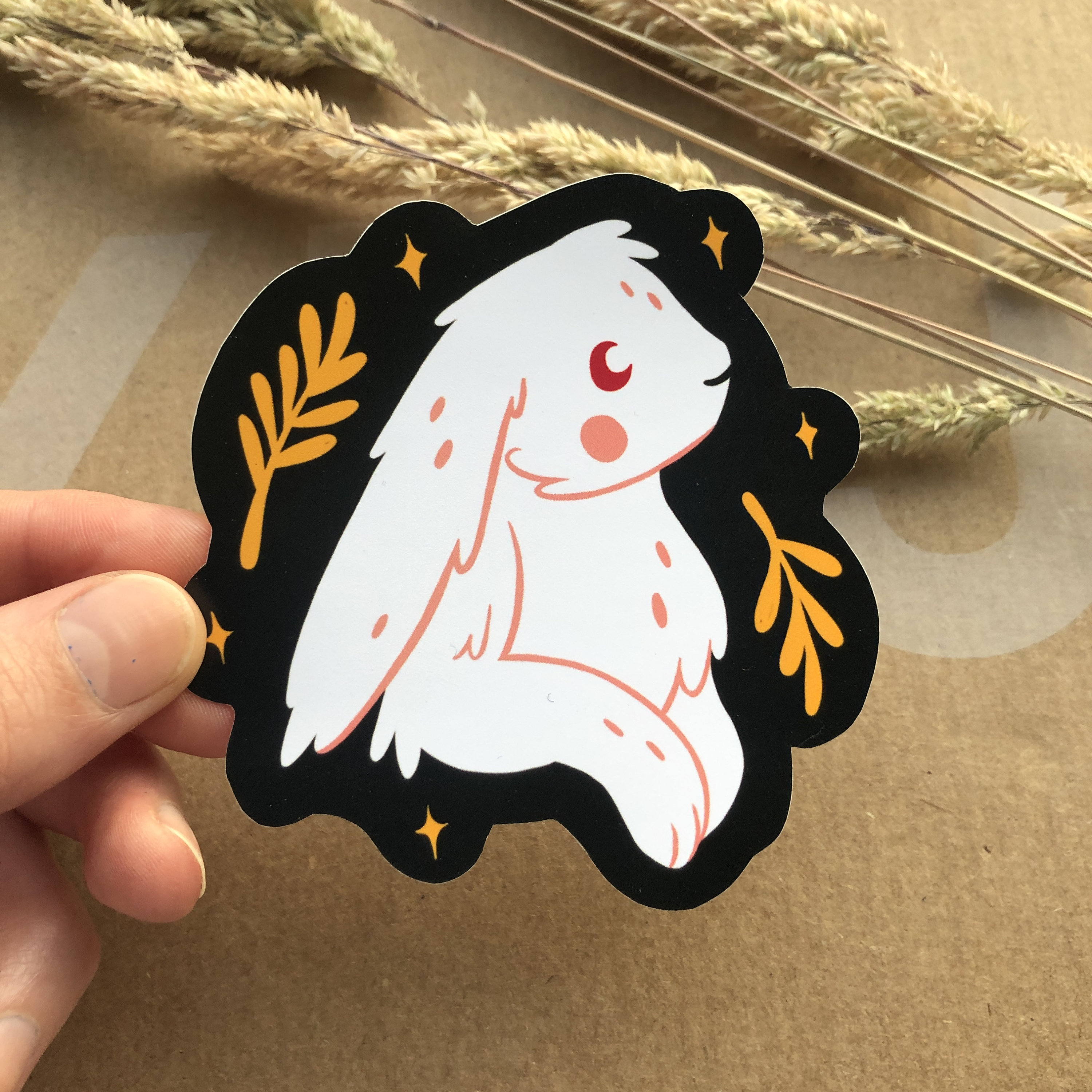 Cute Bunny Rabbit Sticker Die Cut Vinyl Sticker - Etsy