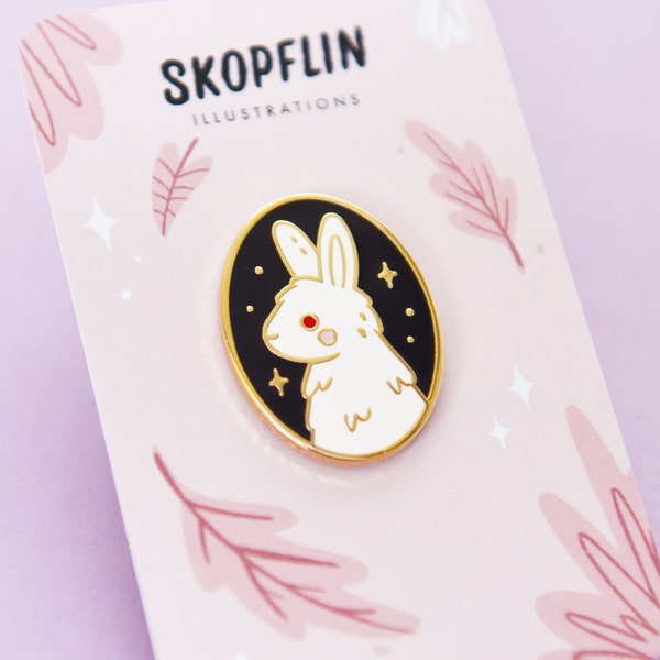 Rabbit Pin - Etsy