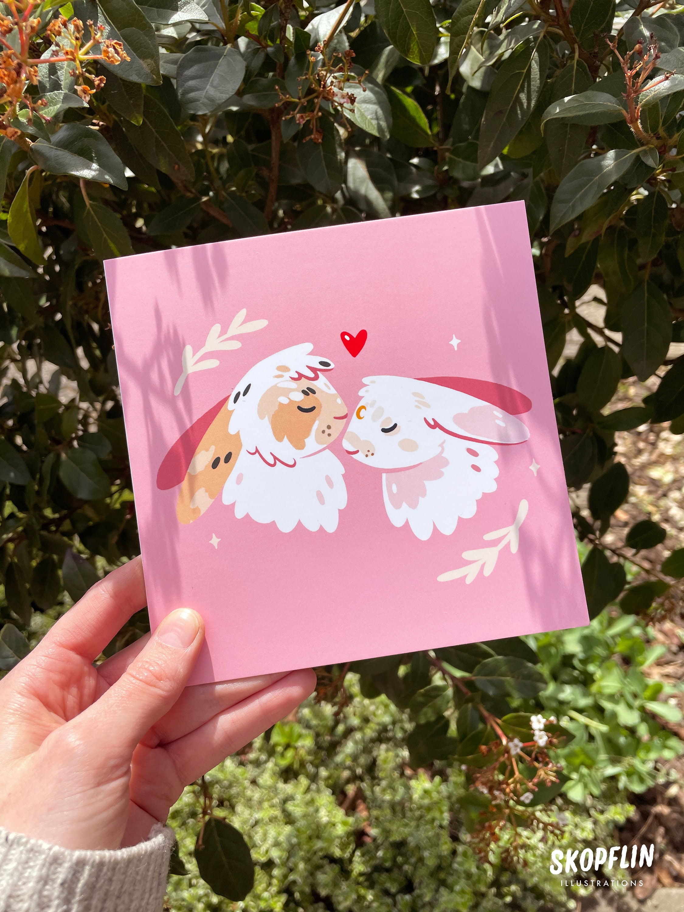 Cute Rabbit Card Set Set of 3 Wishing Card the Perfect - Etsy UK