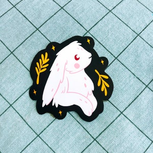 Cute Bunny Rabbit Sticker - Die Cut Vinyl Sticker - Etsy