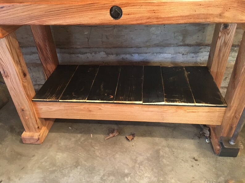 VINTAGE CARPENTER / Blacksmith Workbench - Etsy