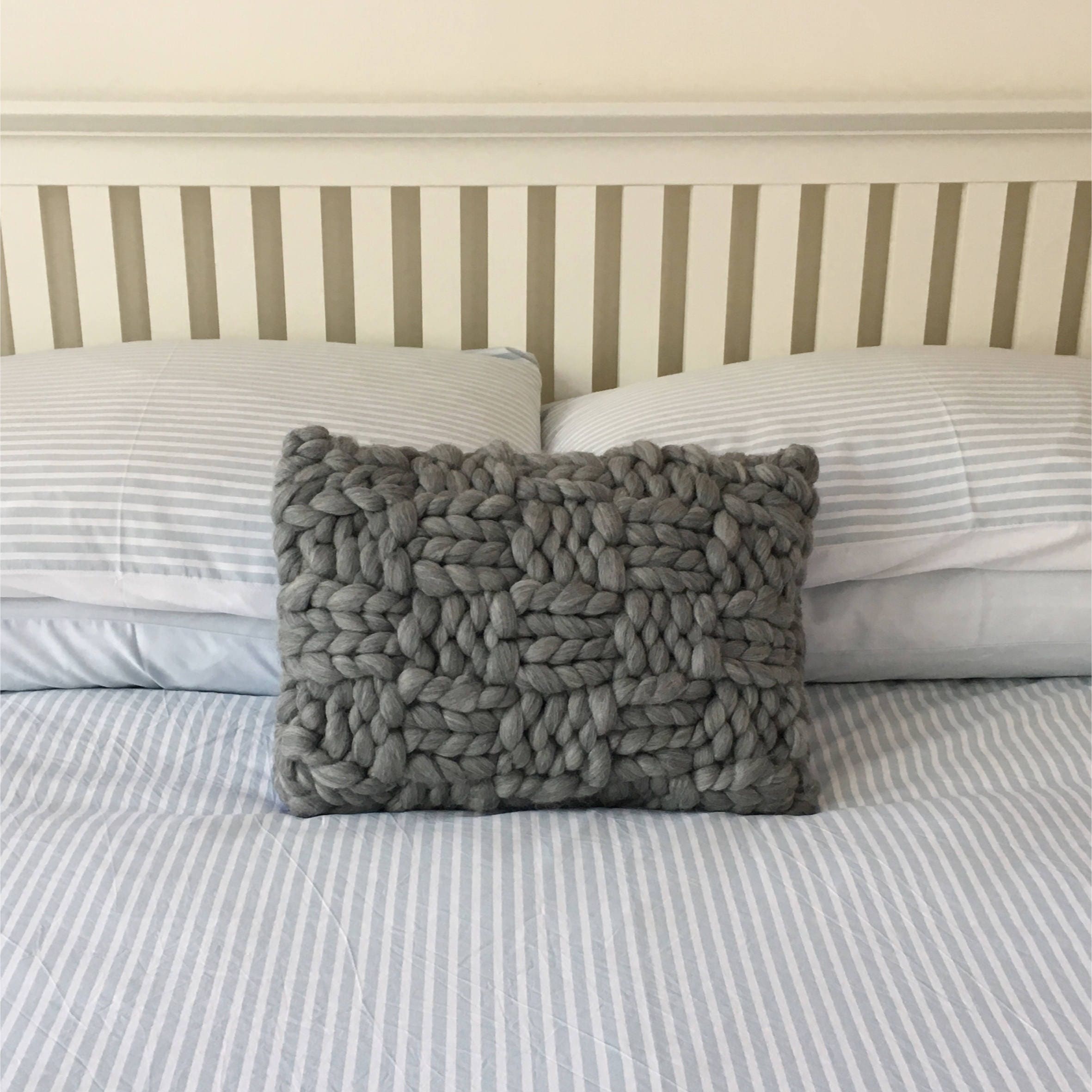 Knitted Cushion Knit Accessories Knitting Pattern Cushion Cover Learn ...