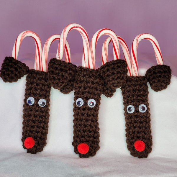 Reindeer Candy Cane - Etsy