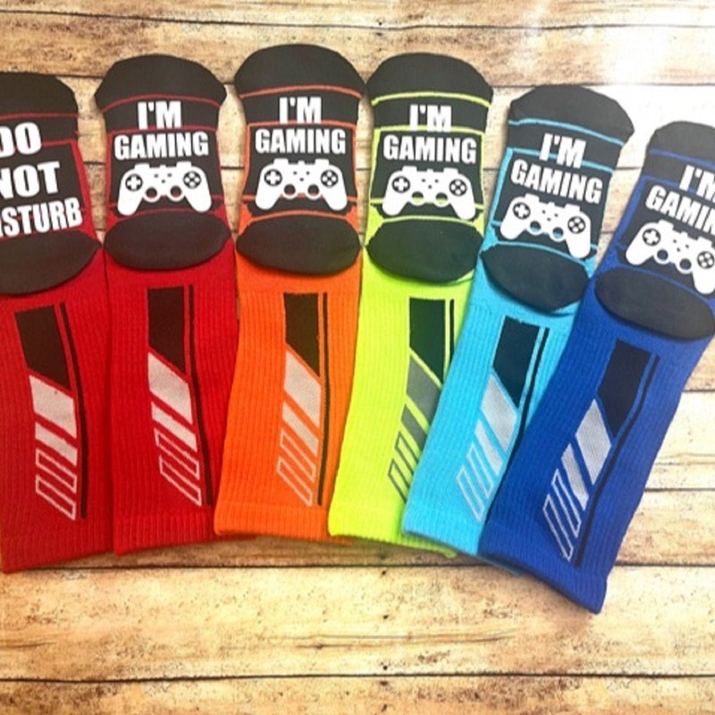 Kids Gaming Socks - Etsy