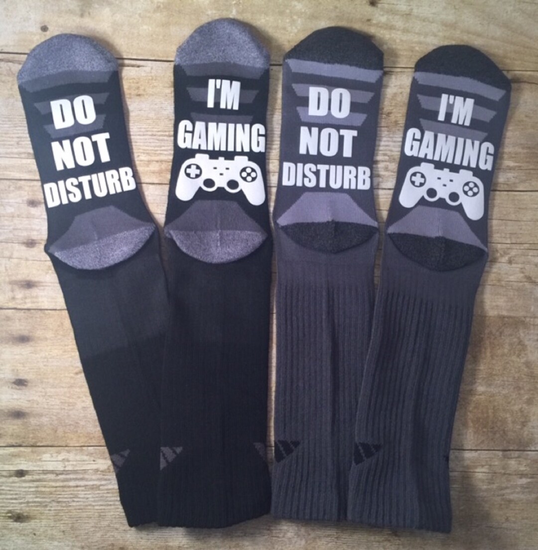 Video Game Socks, Do Not Disturb I'm Gaming, Gift for Teen, Gift for ...