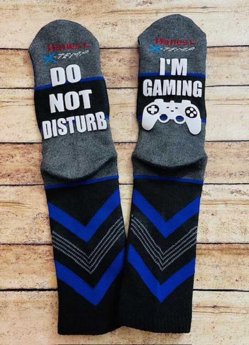 Personalized Gamer Socks: Boys Video Game Controller Crew Socks, Boys ...