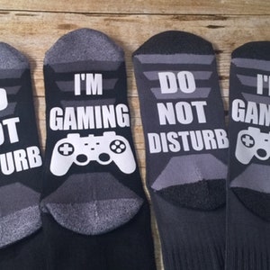 Video Game Socks, Do Not Disturb I'm Gaming, Gift for Teen, Gift for ...