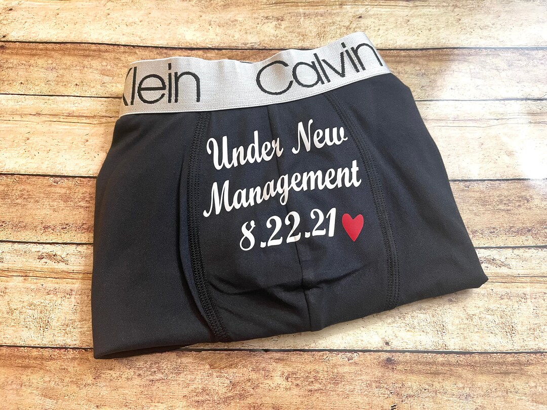 Personalized Boxer briefs, Under New Management, Cotton Anniversary ...